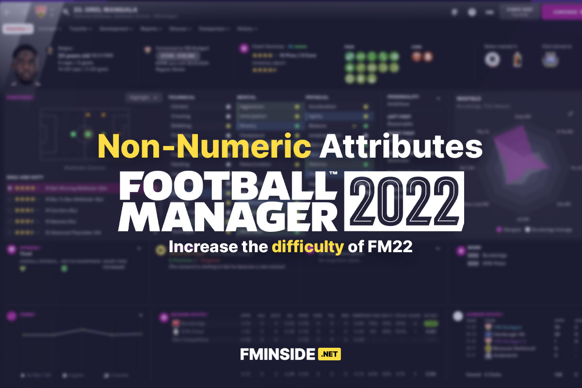 Non-numeric attributes FM22 Skin - FMInside Football Manager Community