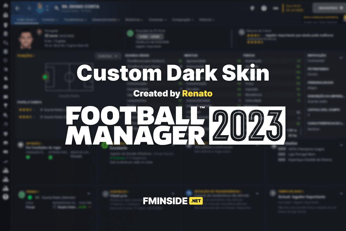 Football Manager 2023 Dark Skin - FMInside Football Manager Community