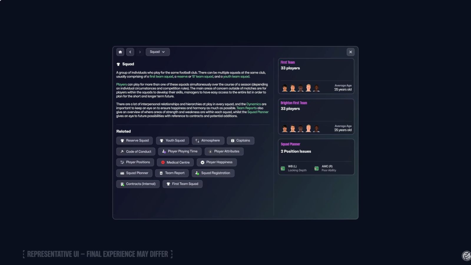 Football Manager 26 - First look at new UI - FMInside Football Manager ...